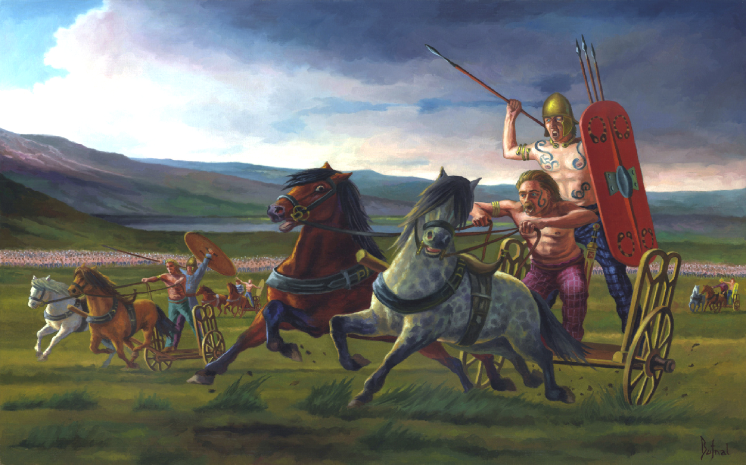 Campañas de César en Britania (55 y 54 AC) - Arre caballo!